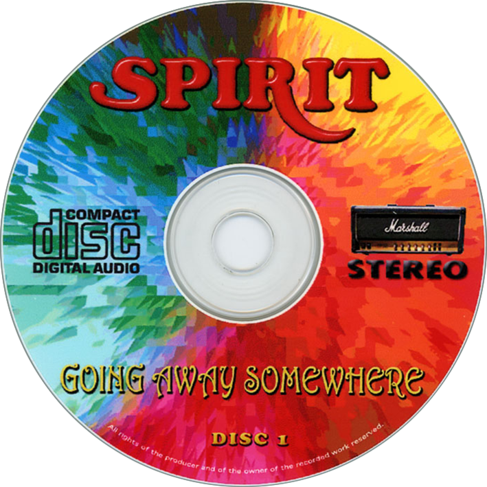 Spirit CD Going Away Somewhere label Marshall, Japan, 2000 live in ...